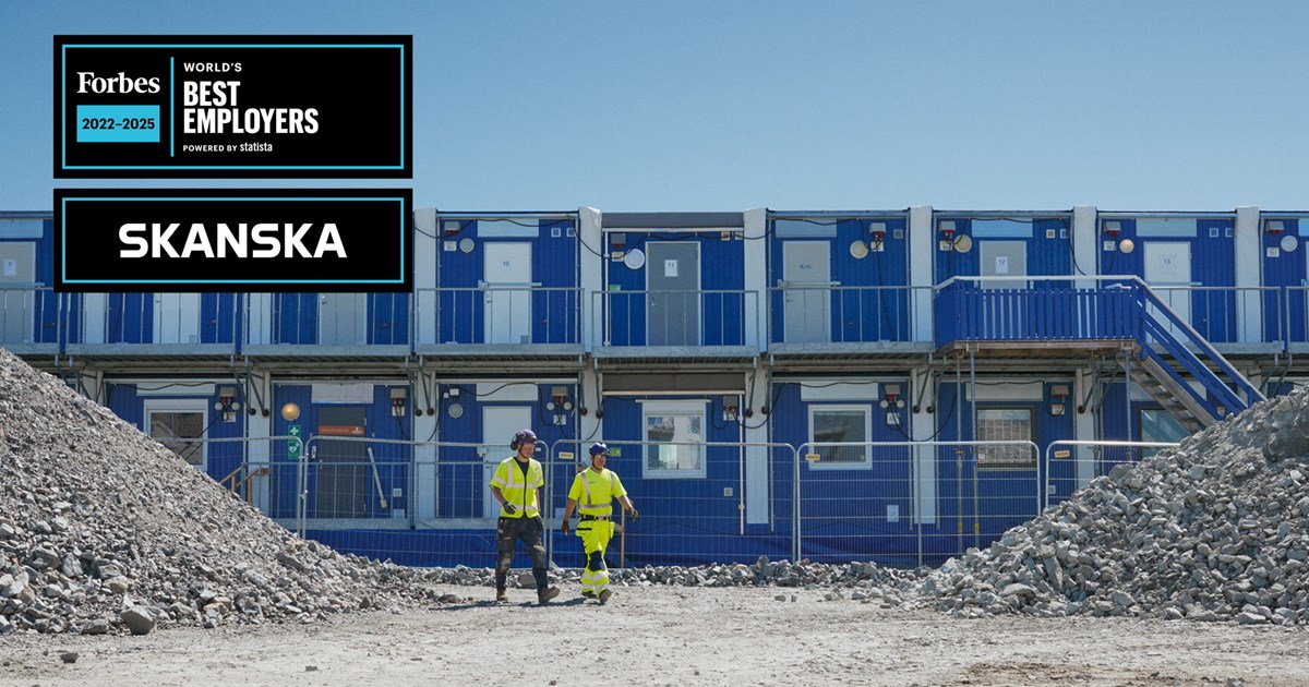 Skanska jälleen yksi maailman parhaista työnantajista | www.skanska.fi